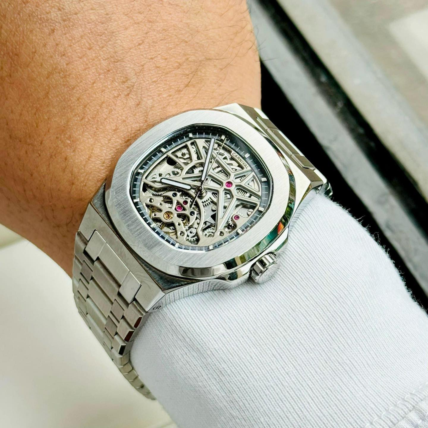 8118G-VT-T – Đồng hồ Carnival Dây thép 8118G – Đồng hồ Tulen